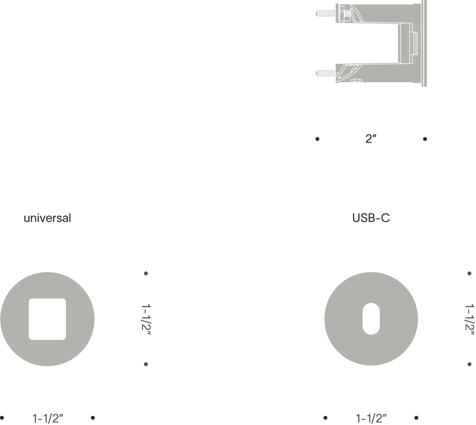 unifit keystone holder – prado | invisible home technology